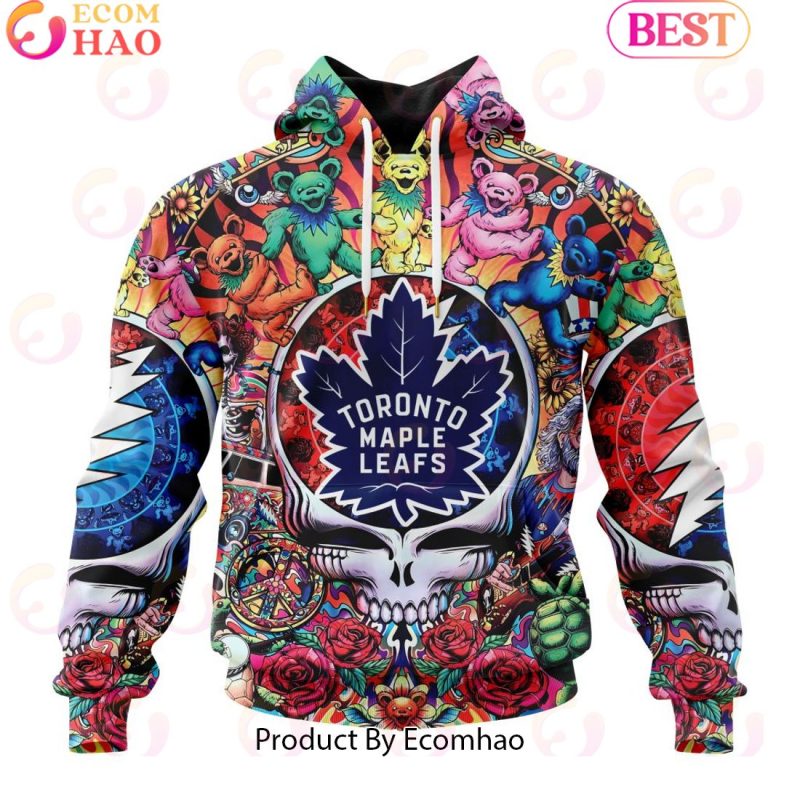 Nhl Toronto Maple Leafs X Drew House Premier Reversible Black 3d Hoodie