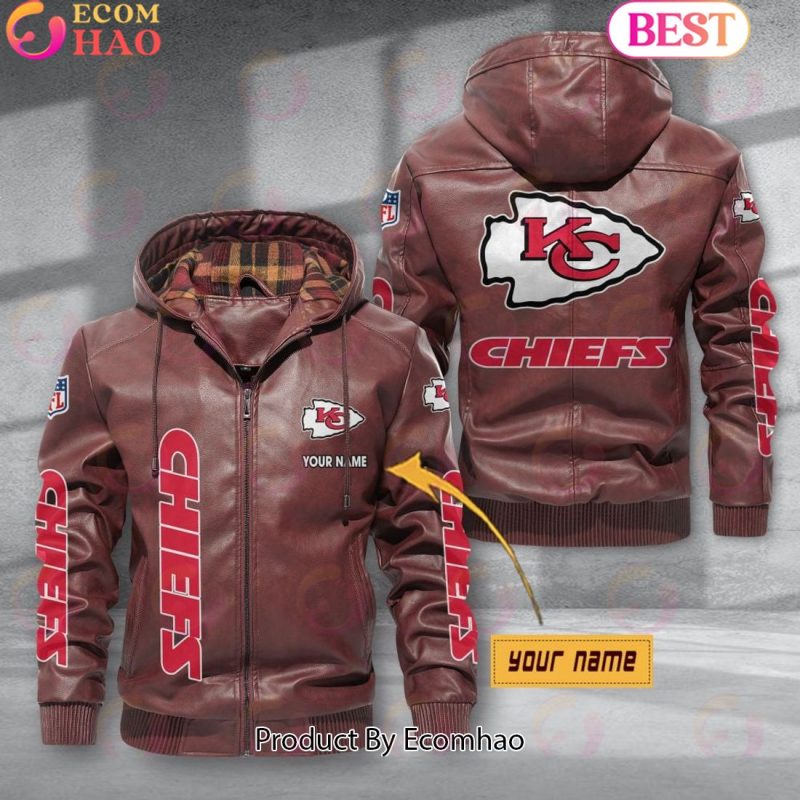 Kansas City Chiefs NFL Leather Jacket 2023 - Ecomhao Store