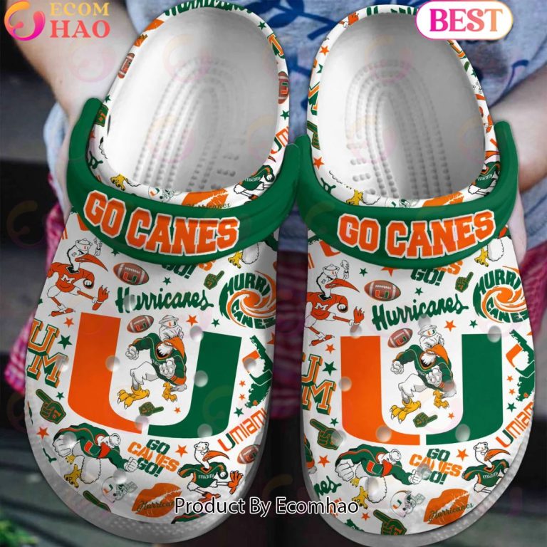 Go Canes Hurricanes Clogs - Ecomhao Store