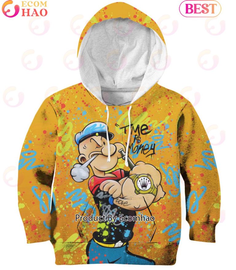 Popeye Cartoon Hoodie - Ecomhao Store