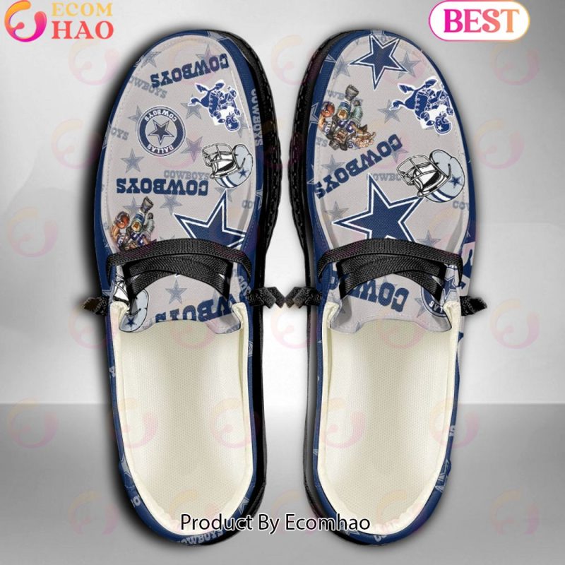 NFL Dallas Cowboys Personalized Hey Dude Shoes - Ecomhao Store