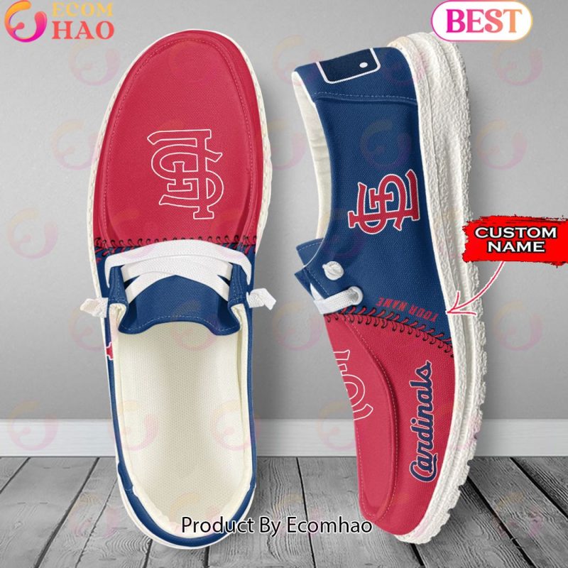 Custom Name MLB St. Louis Cardinals Hey Dude Shoes - Ecomhao Store