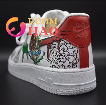 Mexico Flag Air Force 1 Custom - Ecomhao Store