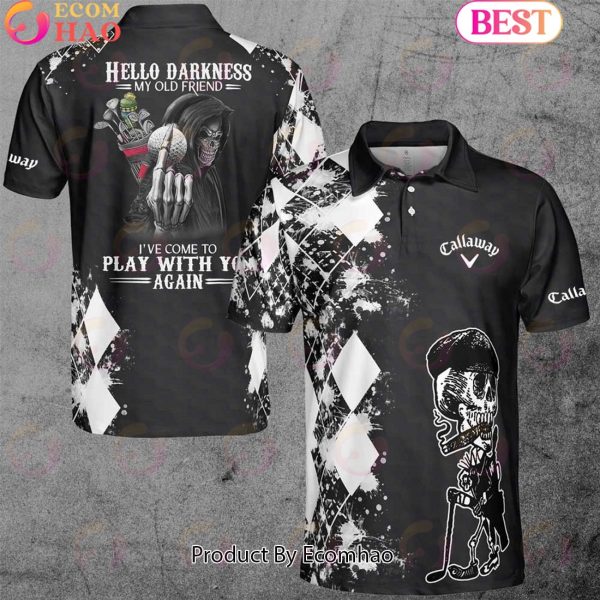 Hello Darkness My Old Friend Callaway Golf Polo Shirt - Ecomhao Store
