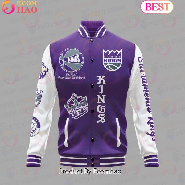 NBA Sacramento Kings National Basketball Association Varsity Jacket ...