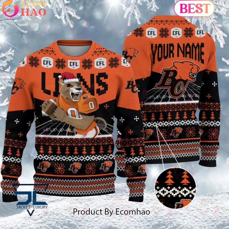 CFL Montreal Alouettes Special Mascot Design Ugly Sweater - Ecomhao Store