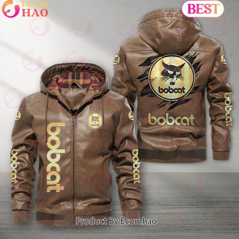 Bobcat Car New Leather Jacket 2023 - Ecomhao Store