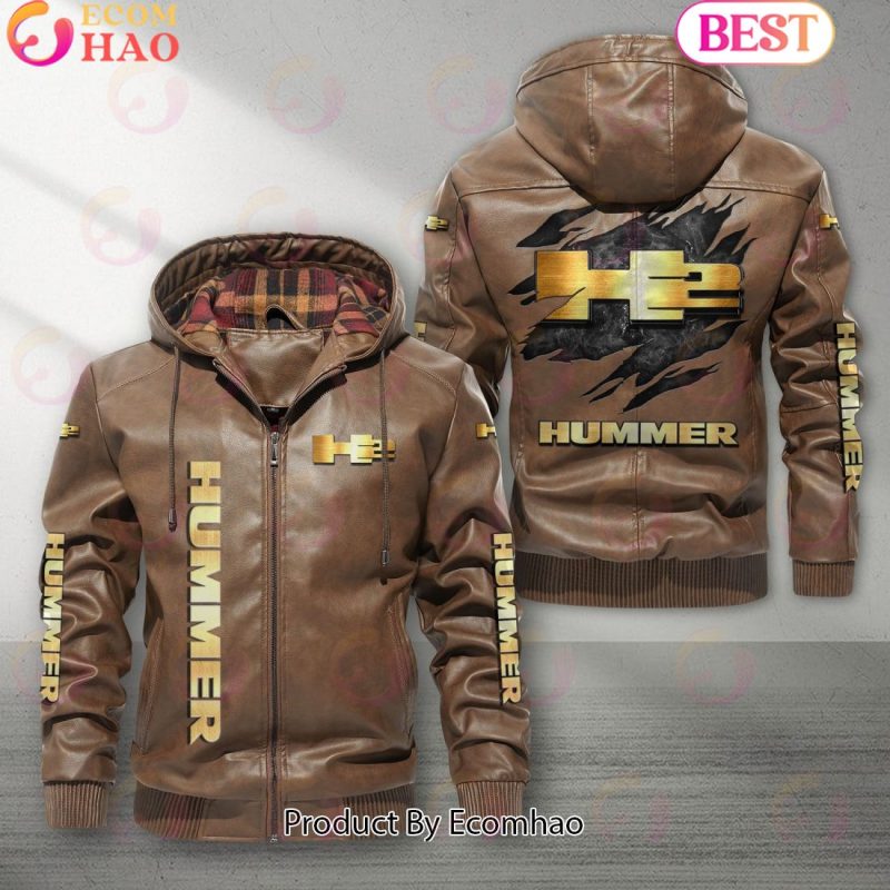 H2 Hummer Car New Leather Jacket 2023 - Ecomhao Store