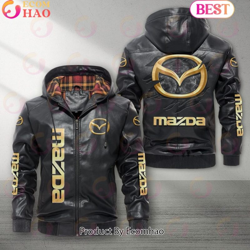 Mazda Car New Leather Jacket 2023 - Ecomhao Store