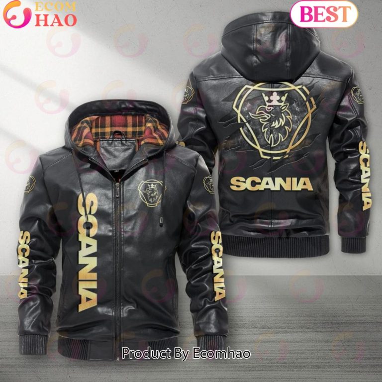 Scania Car New Leather Jacket 2023 - Ecomhao Store