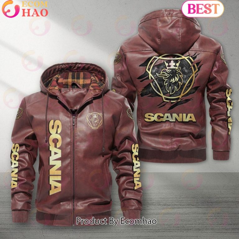 Scania Car New Leather Jacket 2023 - Ecomhao Store