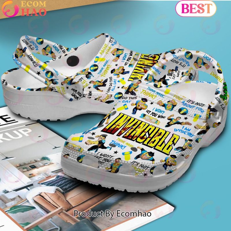 Invincible Think Mark Think I Won't Let You Win Crocs - Ecomhao Store