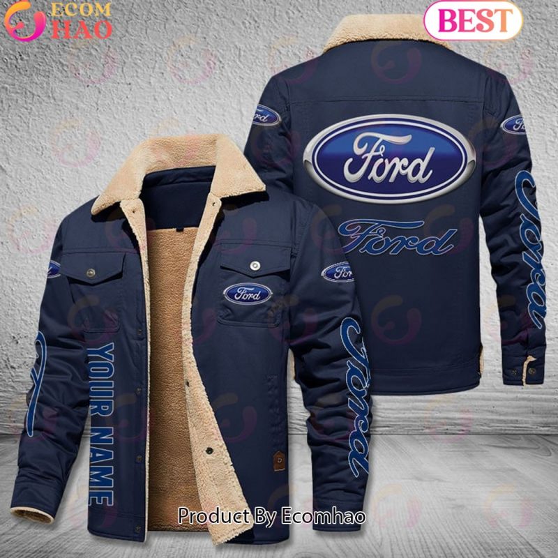 Ford Tractors Leather Jacket - Ecomhao Store