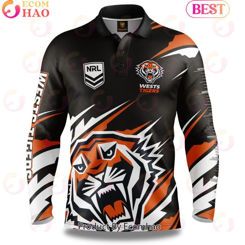 Personalized NRL Wests Tigers Armor 3D Hoodie - Ecomhao Store